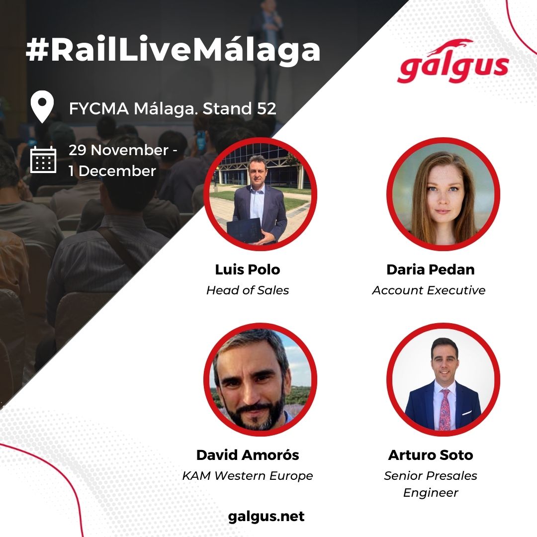 Galgus, at the center of the rail industry at Rail Live! 2022 | Galgus